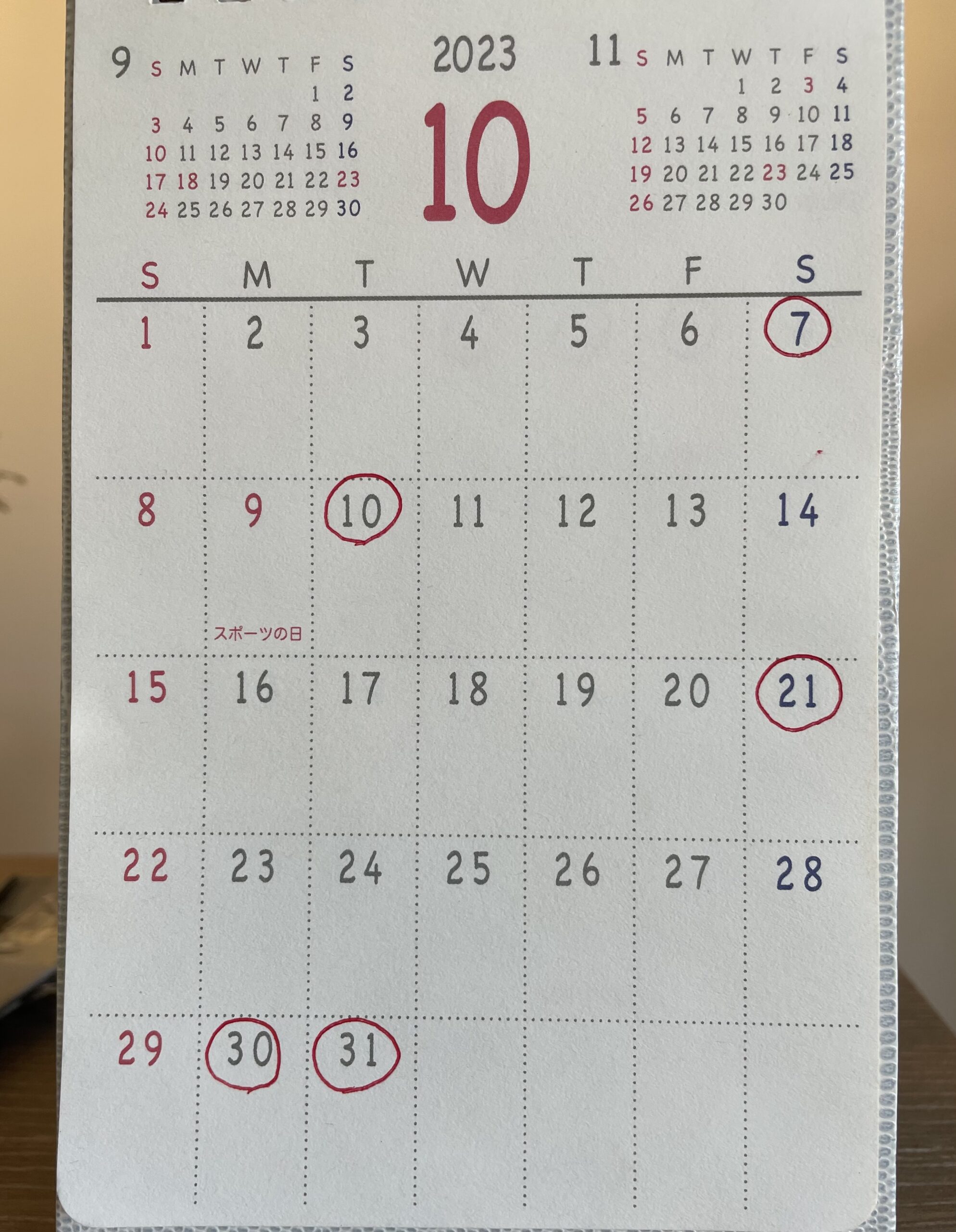 10月営業日 | hairroom MopTop